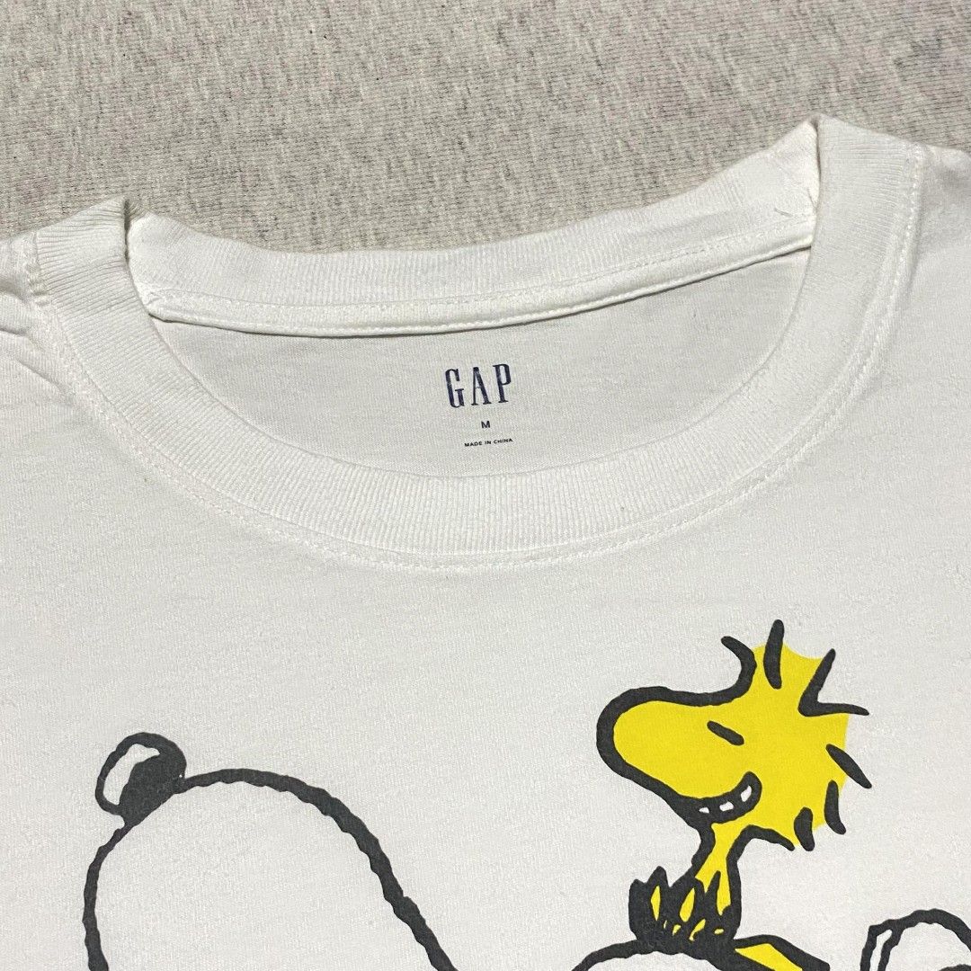 BIGLOGO GAP PEANUTS SNOOPY BIGLOGO COLLAB, Women's Fashion, Tops ...