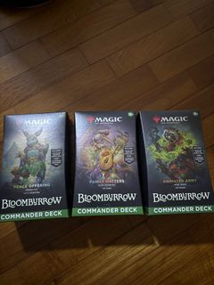 Bloomburrow precon Squirreled Away MTG BLB deck Commander EDH magic the ...