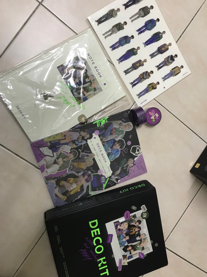 BTS DECO KIT, Hobbies & Toys, Collectibles & Memorabilia, K-Wave on ...