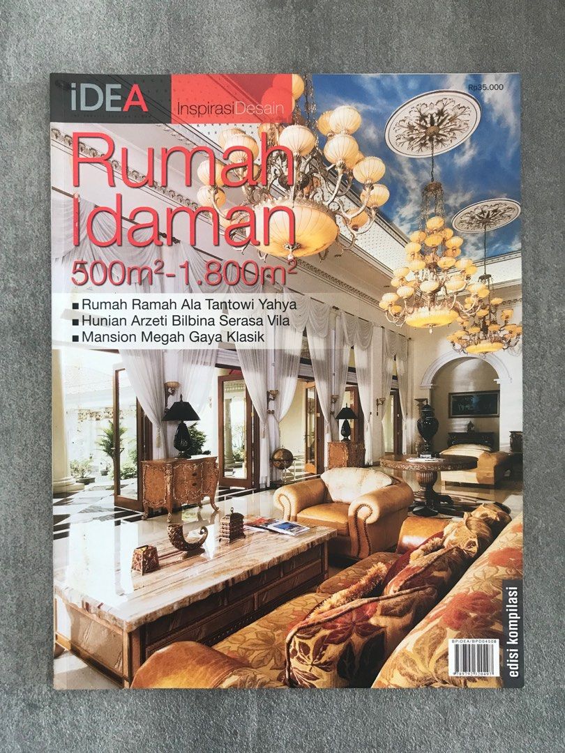 Buku Inspirasi Rumah Hotel Novel Majalah Arsitek Interior, Buku & Alat ...