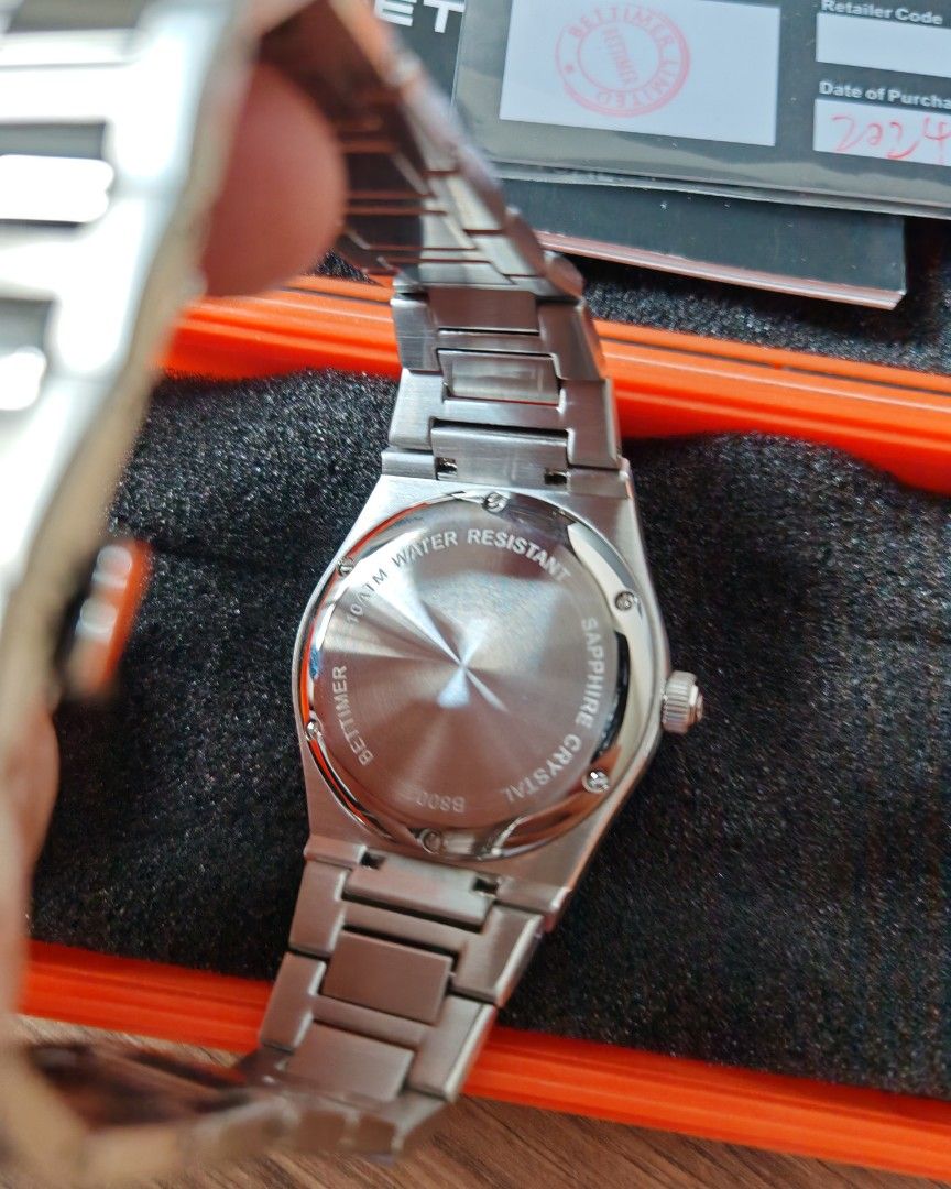 Bettimer Yellow Dial 40mm (GP Homage), Luxury, Watches on Carousell