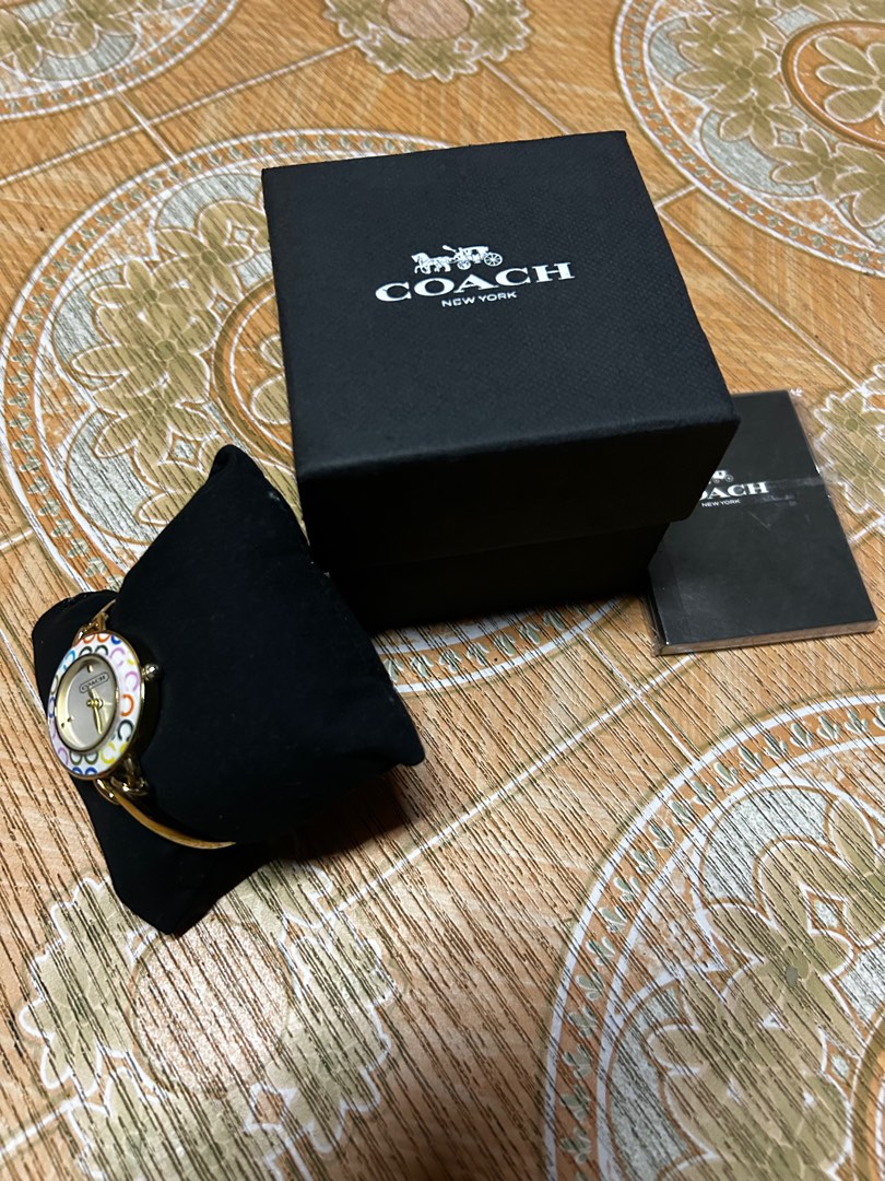 Coach Bangle Watch, Women's Fashion, Watches & Accessories, Watches on ...