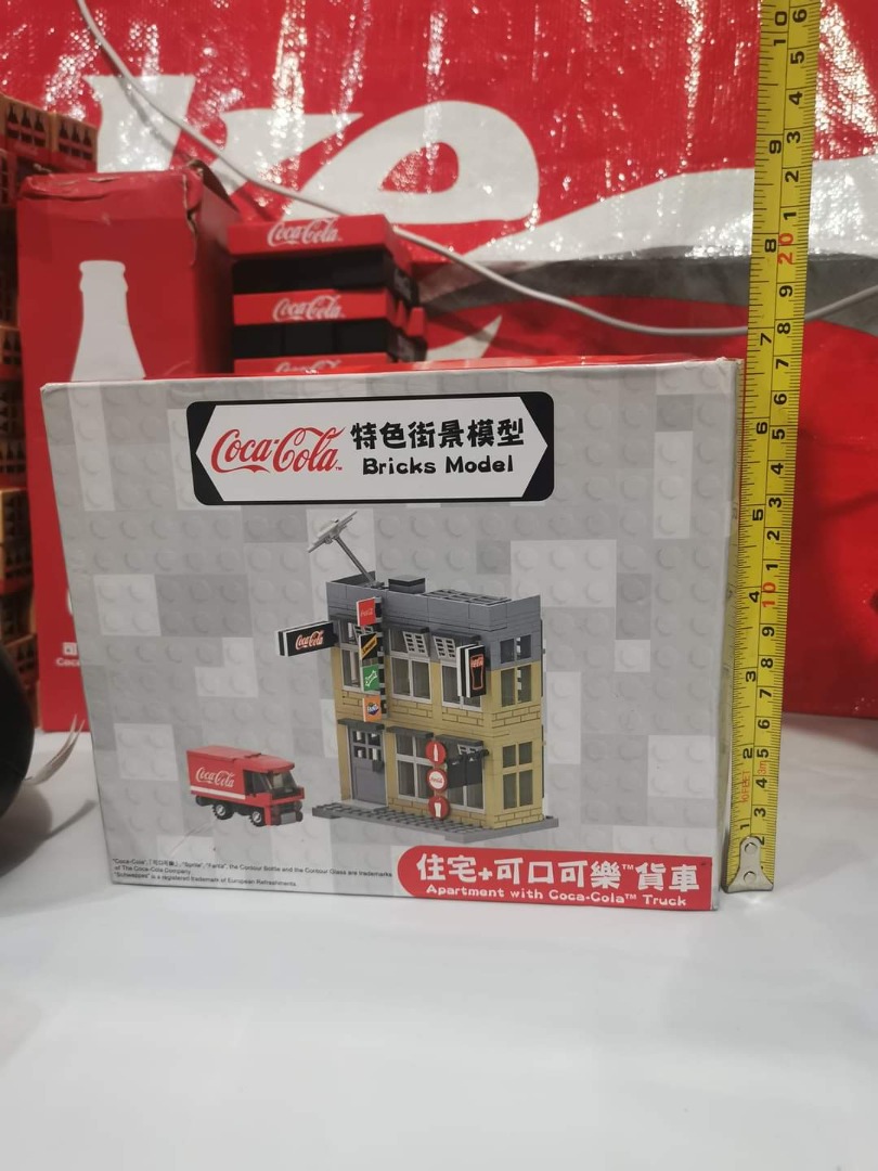 Coca Cola Bricks Model Mini Apartment with Truck, Hobbies & Toys ...