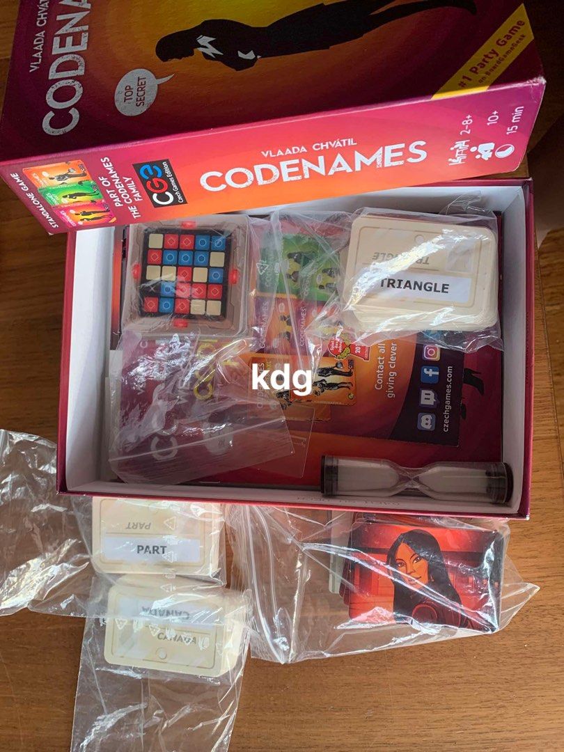CODENAMES THE BOARD GAME, Hobbies & Toys, Toys & Games on Carousell