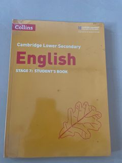 Collins Cambridge Lower Secondary English Stage 8 textbook +workbook, Hobbies & Toys, Books ...