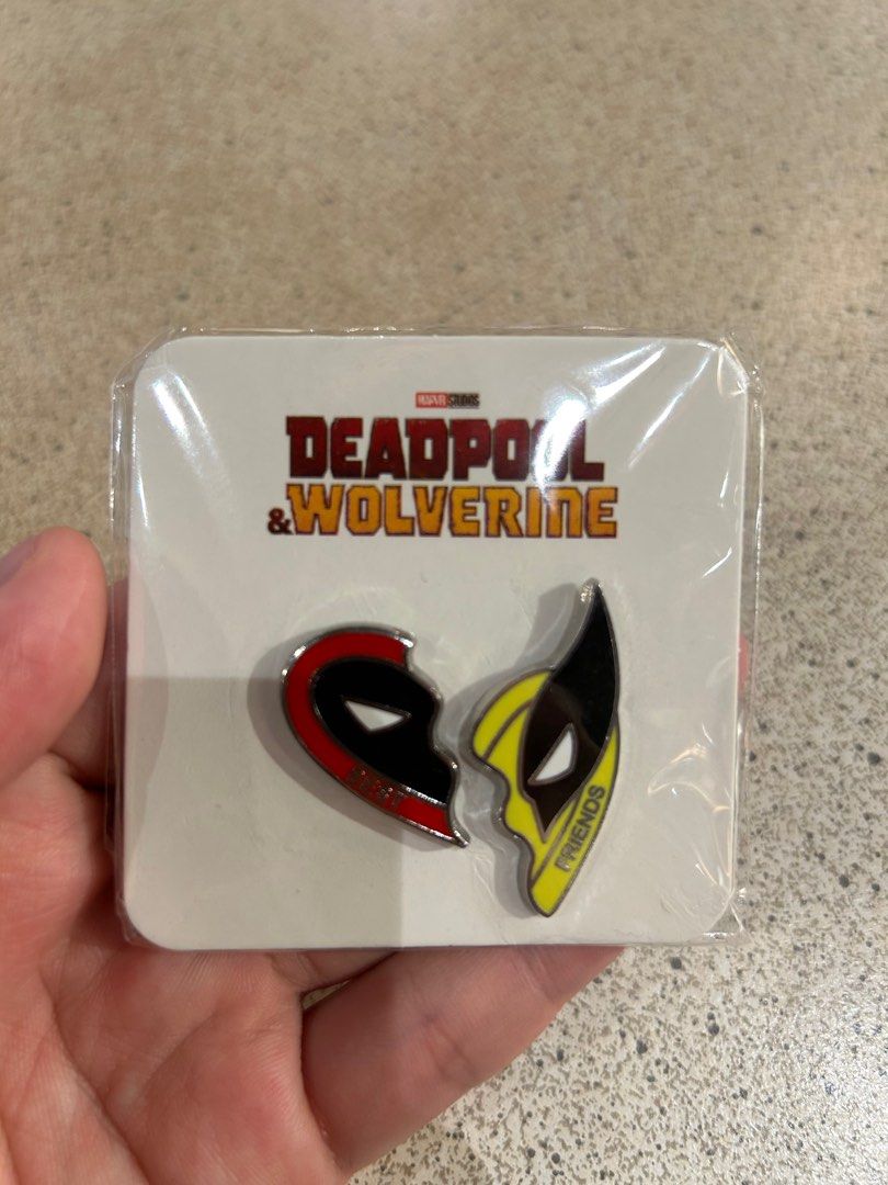 Deadpool & Wolverine Enamel Pin Set, Hobbies & Toys, Memorabilia ...