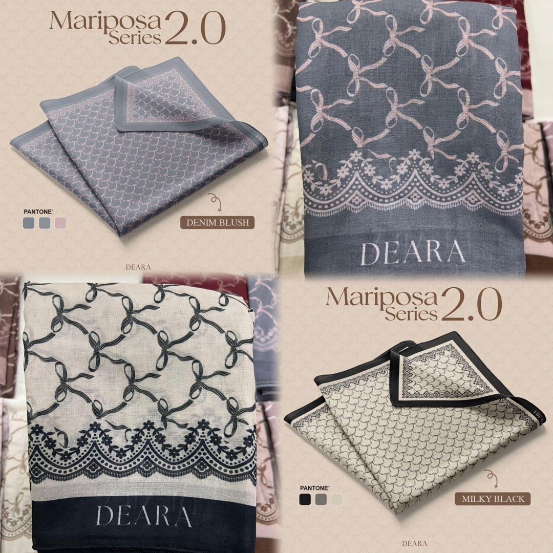 DEARA MARIPOSA 2.O, Women's Fashion, Muslimah Fashion, Hijabs on Carousell