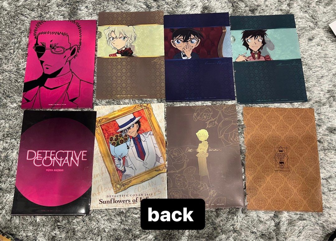 Detective Conan A4 folders underlay and sticker , Hobbies & Toys ...
