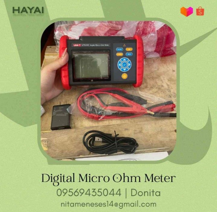 Digital Micro Ohm Meter, Commercial & Industrial, Construction Tools ...