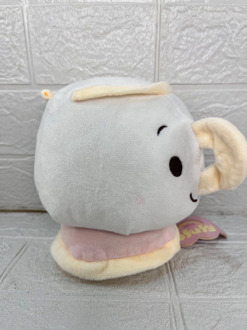 Disney Classic Beauty and The Beast Little Teapot Ufufy White Plush ...