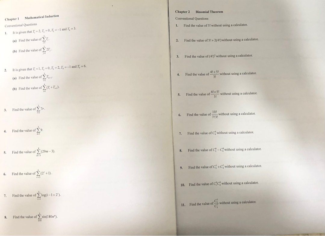 DSE Maths&M2 Oxford New Century Book and Chung Tai 中大 New Effective ...