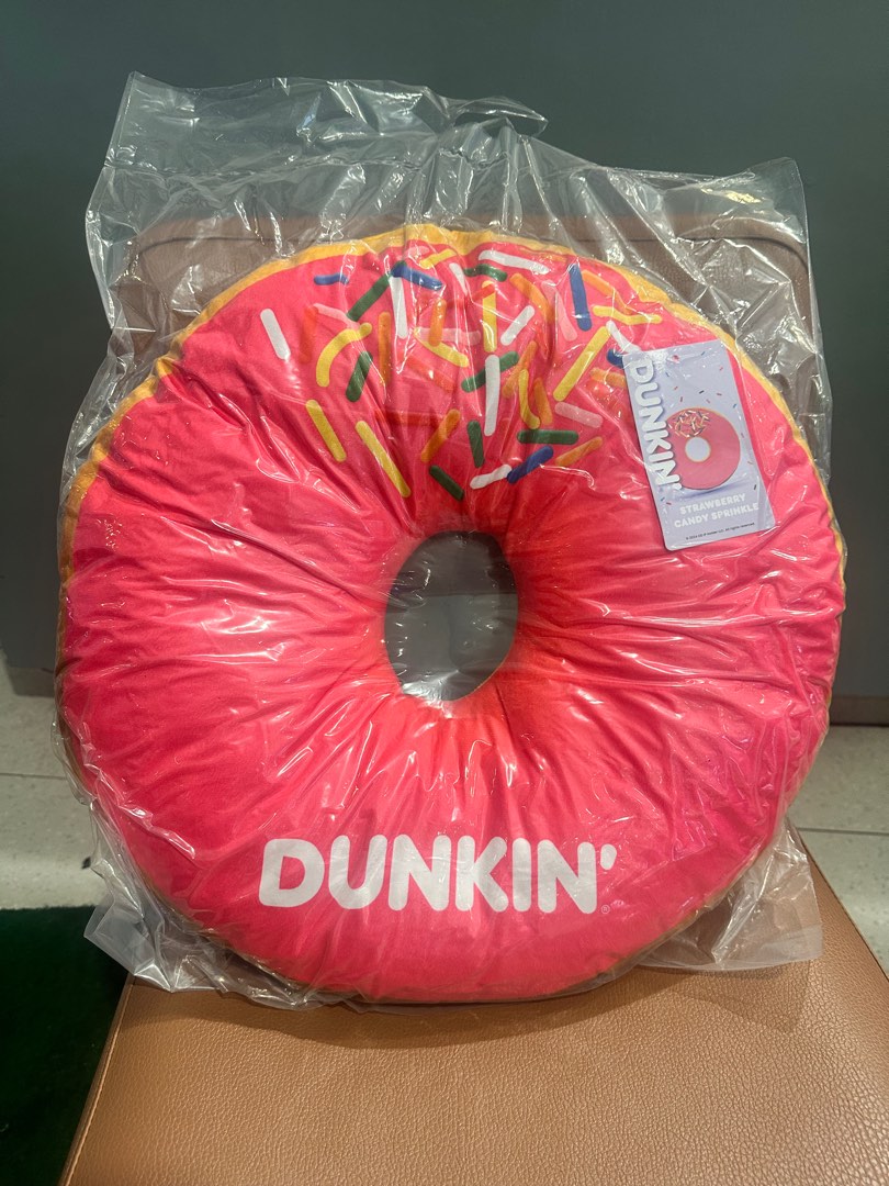 Dunkin Pillow Strawberry Candy Sprinkle, Hobbies & Toys, Toys & Games ...