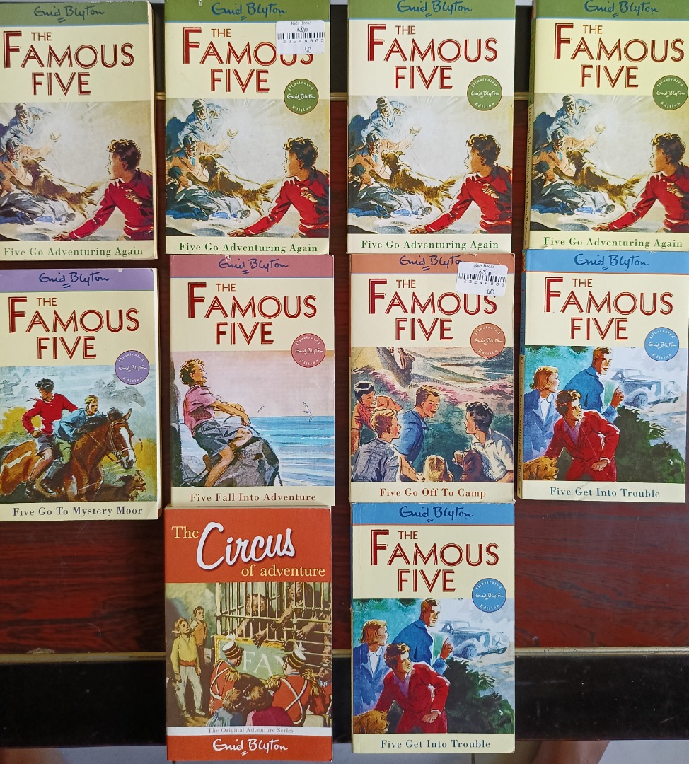 Famous Five Books by Enid Blyton, Hobbies & Toys, Books & Magazines ...