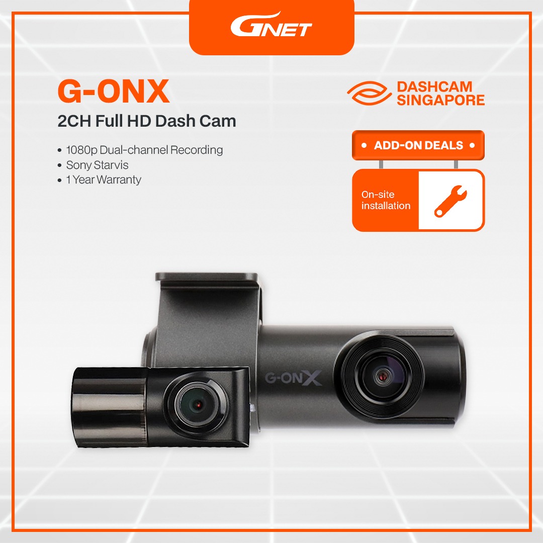GNET G-ON X | Dual-Channel FHD Dashcam / Car Camera [Made-in-Korea ...