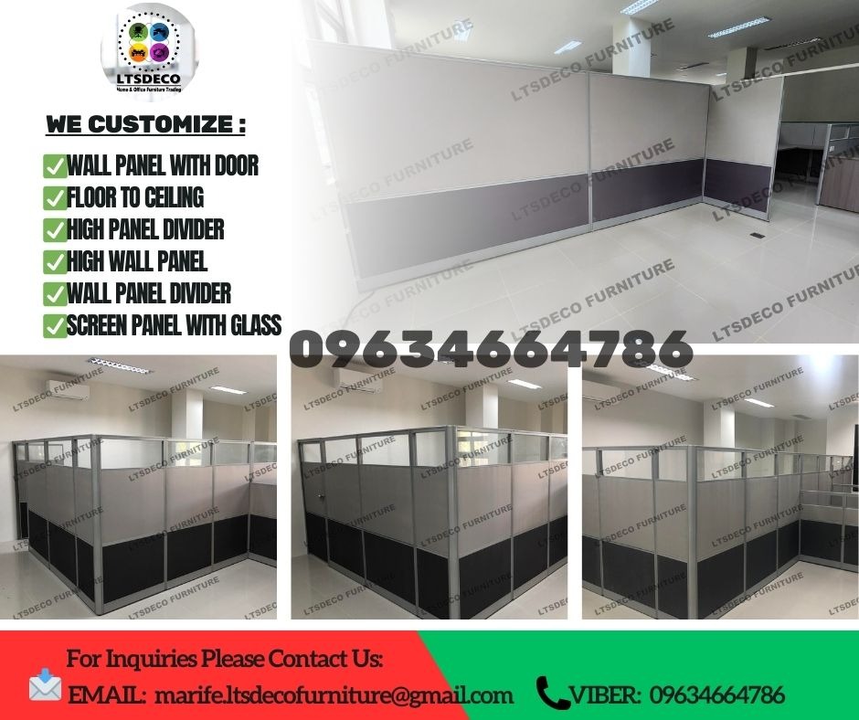high wall panel office partition furniture, Furniture & Home Living ...