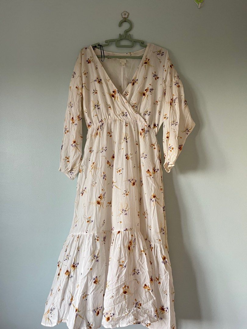 H&M FLORAL DRESS, Women's Fashion, Dresses & Sets, Dresses on Carousell