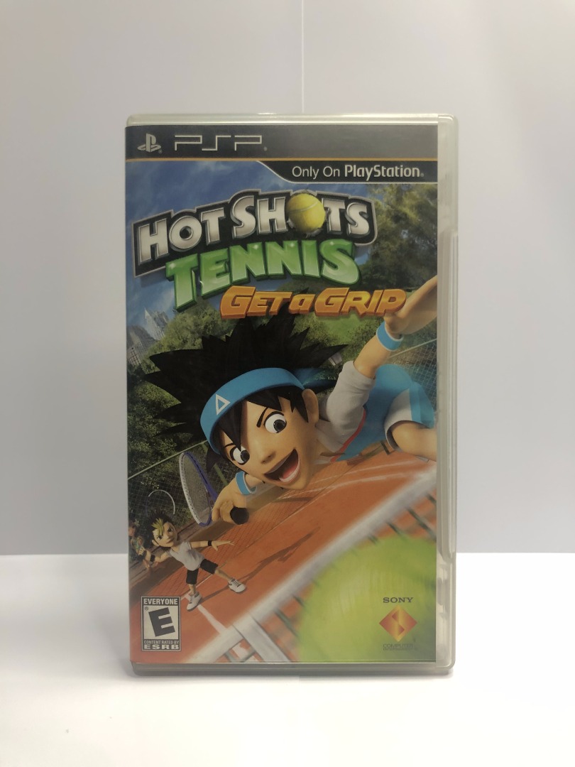 Hot Shots Tennis: Get a Grip (PSP), Video Gaming, Video Games ...