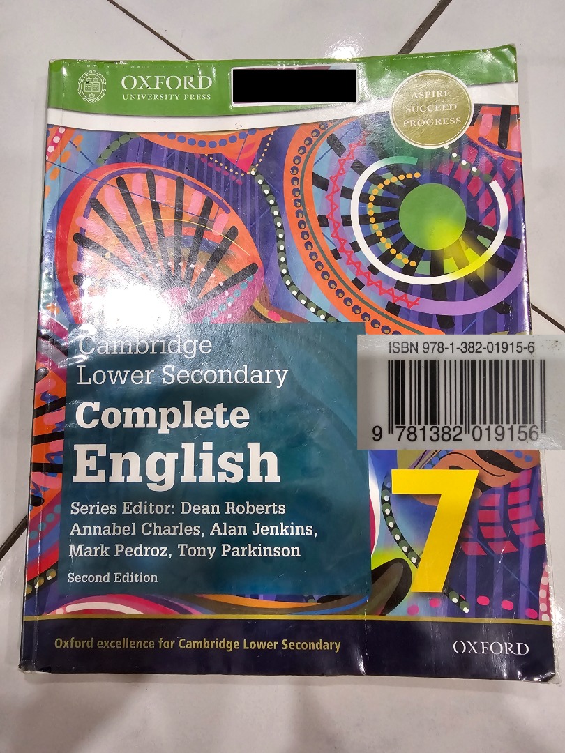 Igcse Cambridge Lower Secondary Complete English Year 7 Wesley