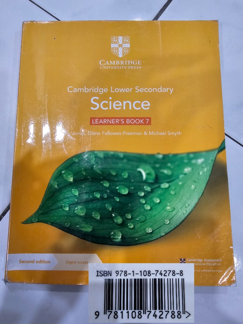 Igcse Cambridge Lower Secondary Science Learners Book 7 Year 7 Wesley