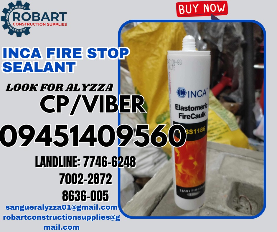 INCA FIRE STOP SEALANT, Commercial & Industrial, Construction Tools ...