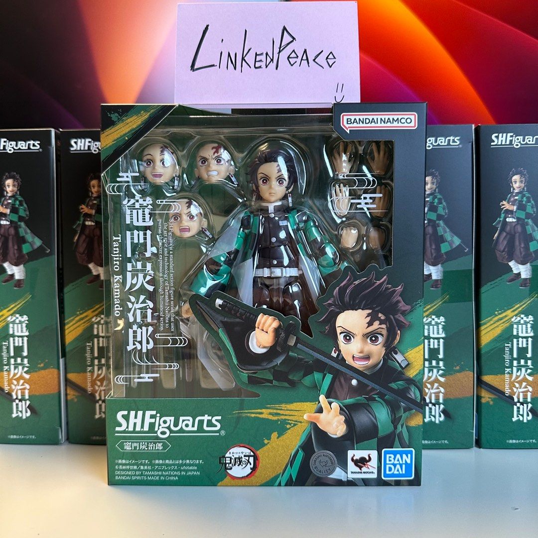 [In-Stock] s.h.figuarts Tanjiro Kamado from Demon Slayer Kimetsu no ...