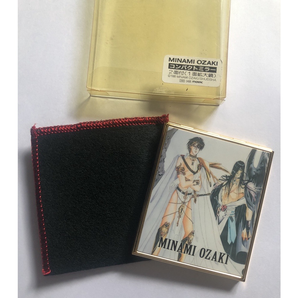 Japan Minami Ozaki Bronze Compact Mirror With 2 Sides Hobbies And Toys