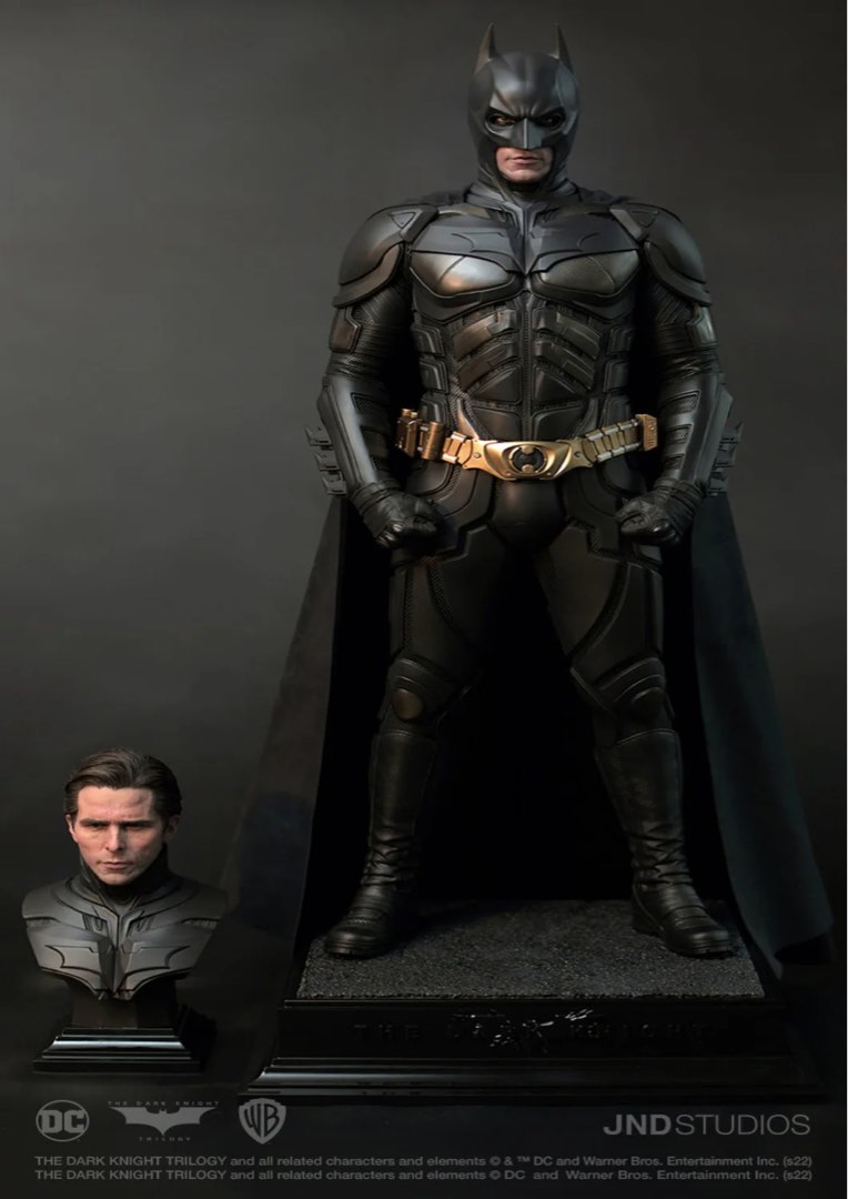 JND STUDIOS BATMAN 1/3 SCALE STATUE SINGLE VER. HYPERREAL MOVIE STATUE ...