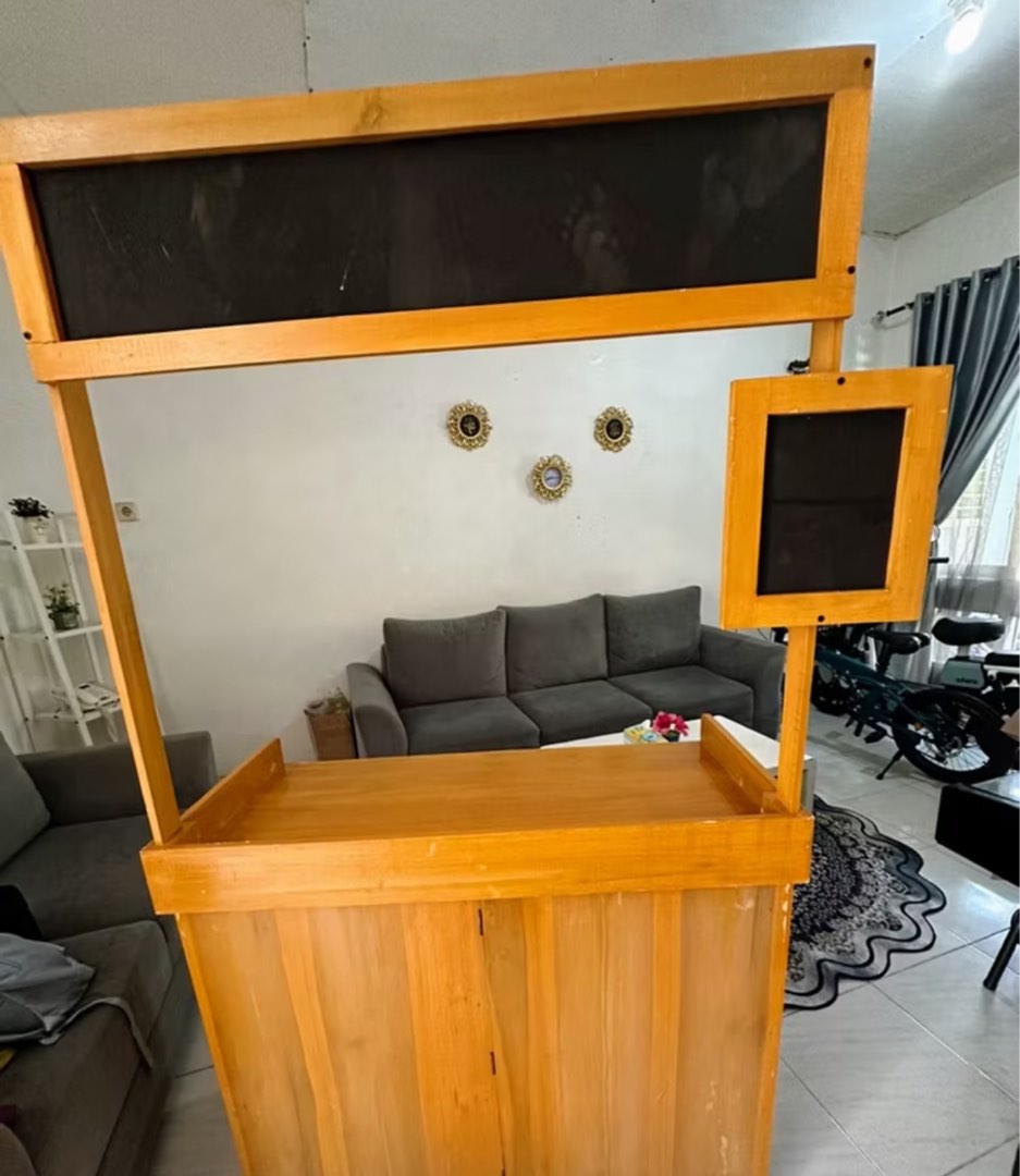 Jual Meja Lipat Meja Bazar Bazaar Meja Es Makanan Minuman Full Kayu ...