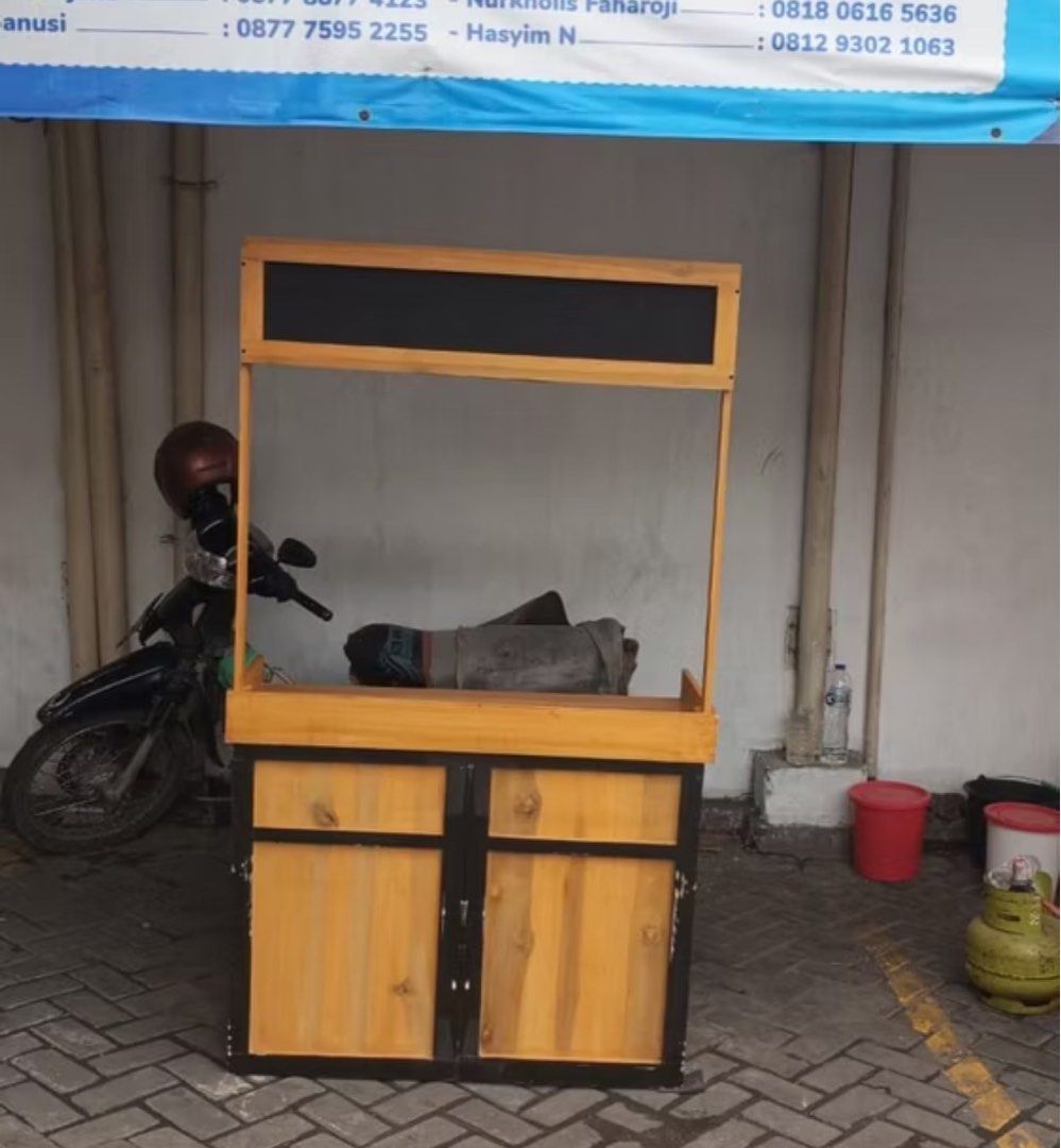 Jual Meja Lipat Meja Bazar Bazaar Meja Es Makanan Minuman Full Kayu ...
