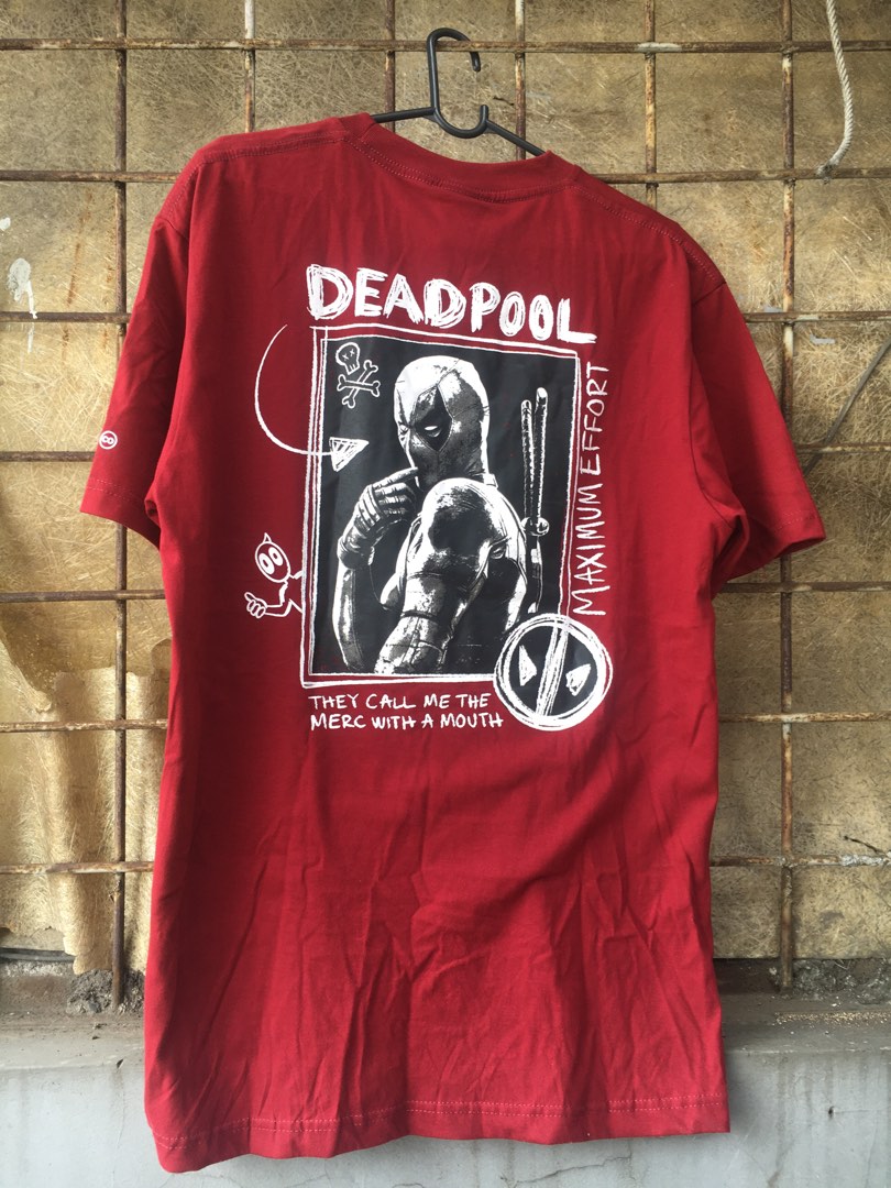 Kaos Merchandise DEADPOOL & WOLVERINE MARVEL, Fesyen Pria, Pakaian ...