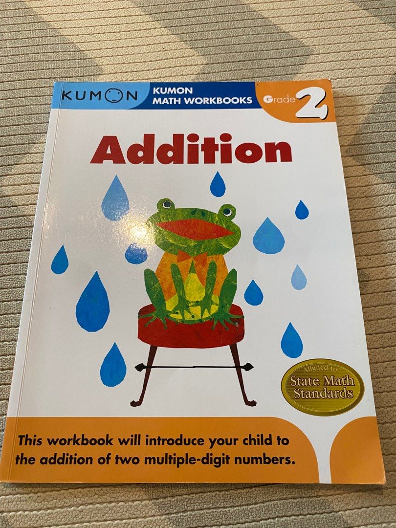 Kumon math workbooks addition grade 2, Hobbies & Toys, Books ...