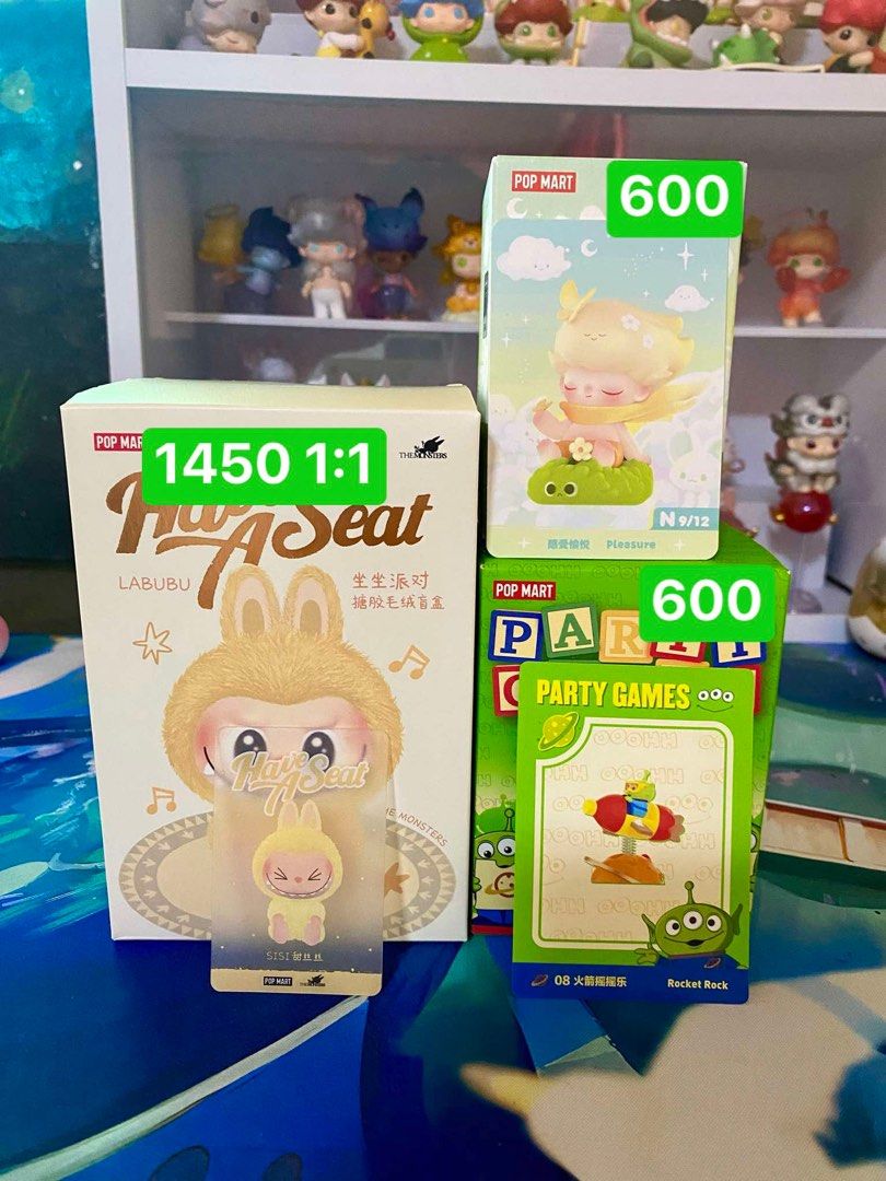Labubu Have A Seat - SISI ( SET ), Hobbies & Toys, Toys & Games on ...