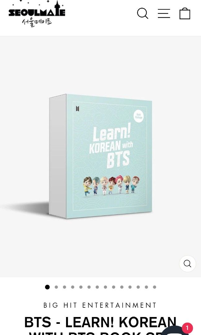 Learn Korean with BTS, Hobbies & Toys, Toys & Games on Carousell