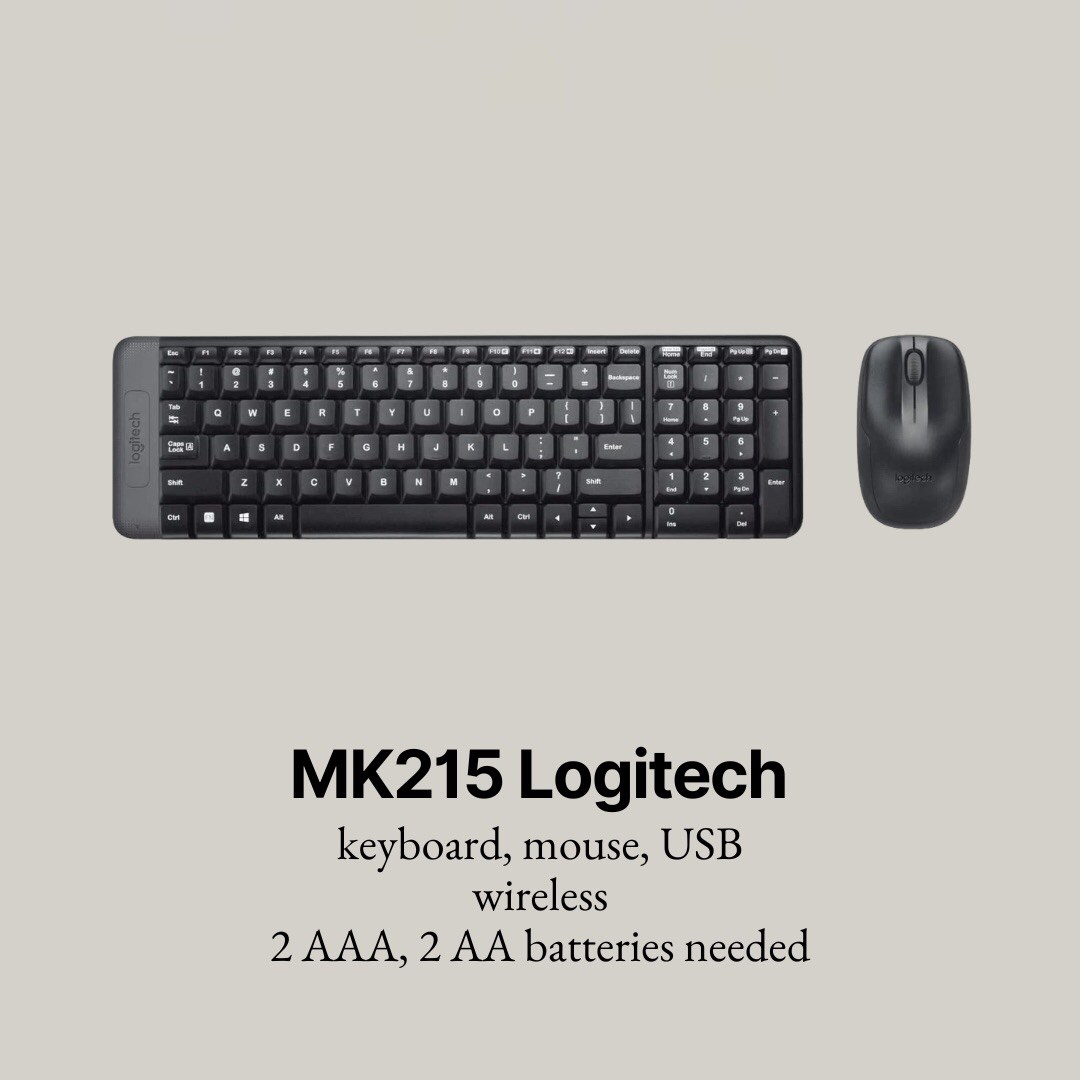 Logitech Mk215 Wireless Keyboard And Mouse Computers And Tech Parts And Accessories Computer