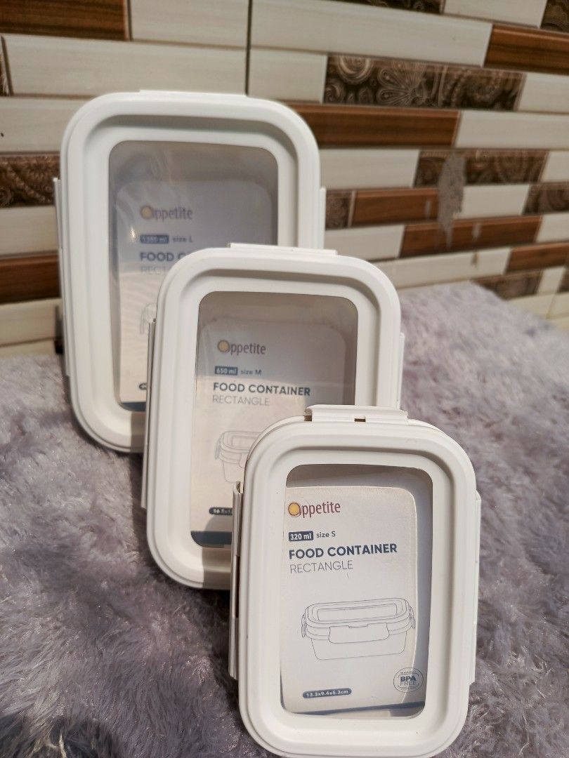Lunch box informa set 3, Kitchen & Appliances di Carousell