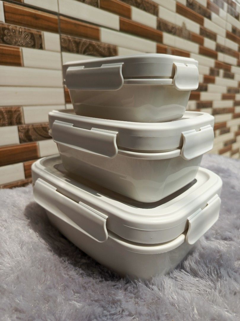 Lunch box informa set 3, Kitchen & Appliances di Carousell