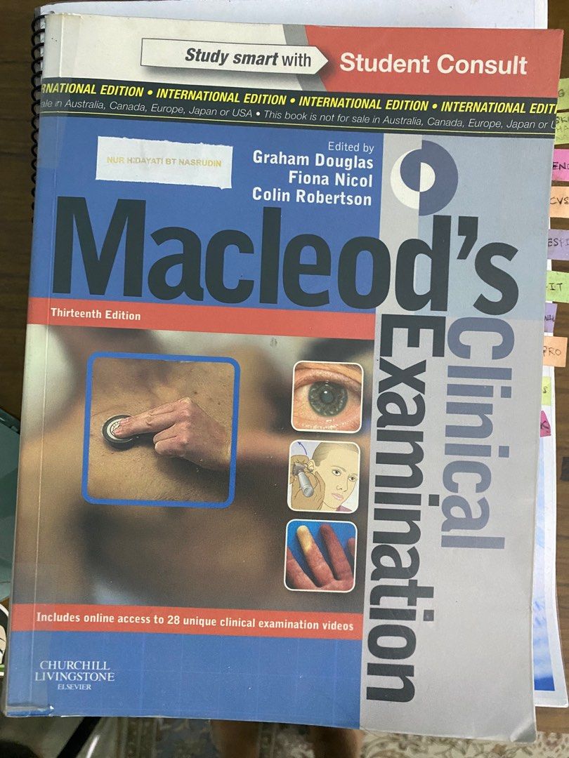 MacLeods Clinical Examination, Hobbies & Toys, Books & Magazines ...