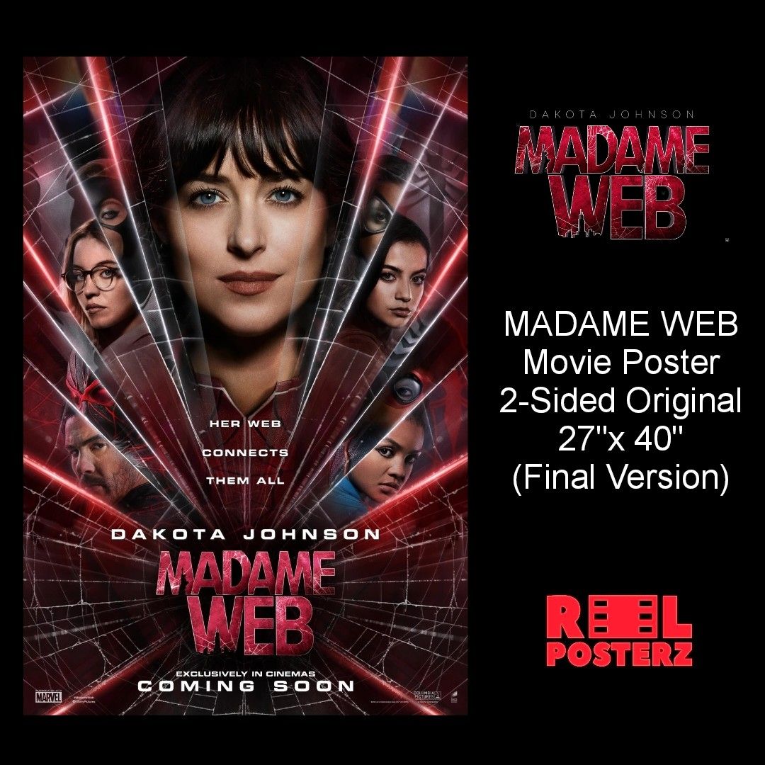 MADAME WEB (2024) Movie Poster 2-Sided Original 27"x 40" (Final Version ...