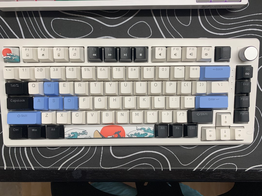 MageGee 75% w/ Volume Knob Mechanical Keyboard (Brown Switch ...