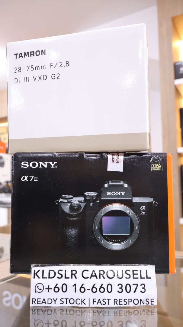 (Merdeka Promo) Sony a7 III + Tamron 28-75mm F2.8 Di III VXD G2 Lens ...