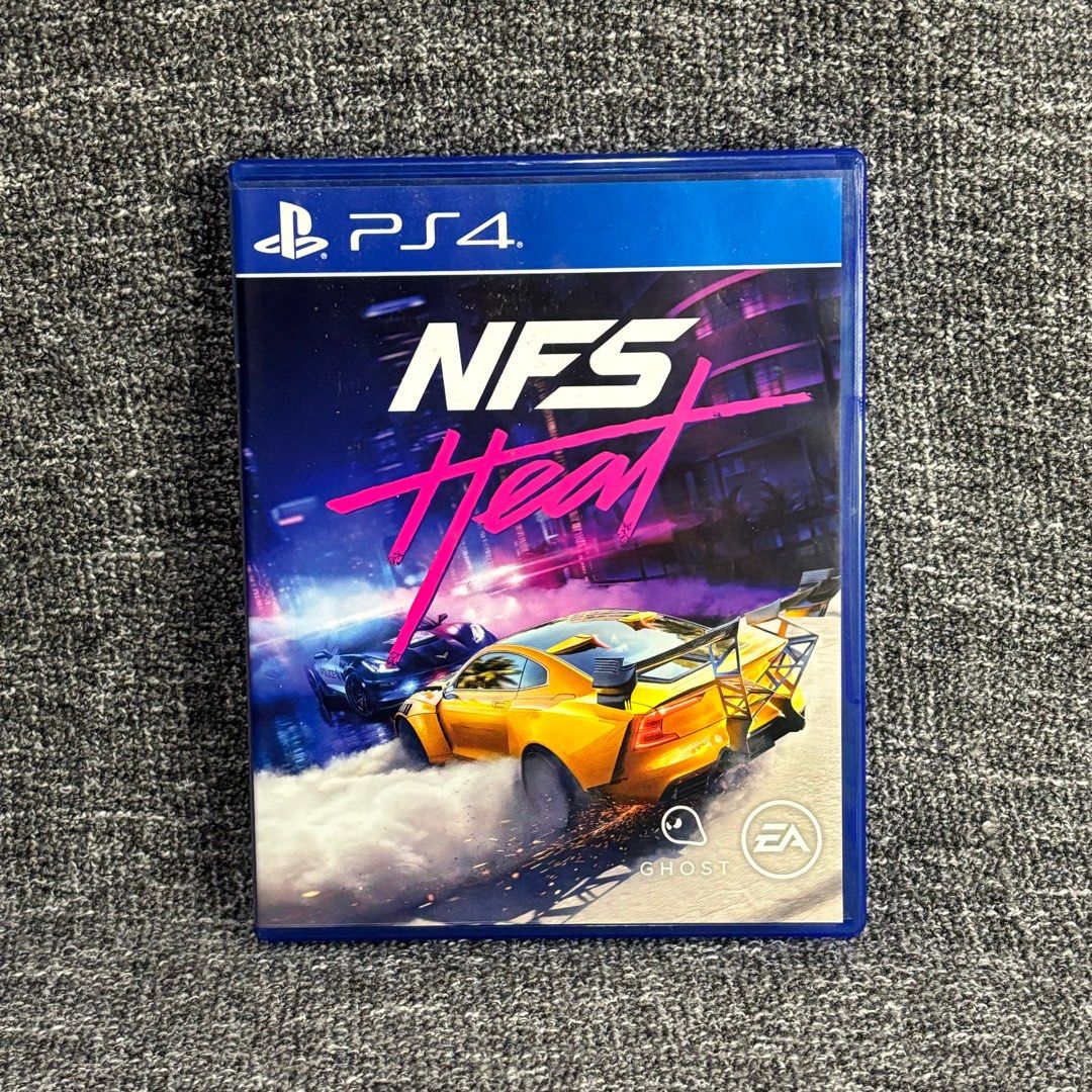 FREE MAILING Need for Speed NFS Heat PS4 Disc for Sim Racing Wheel ...