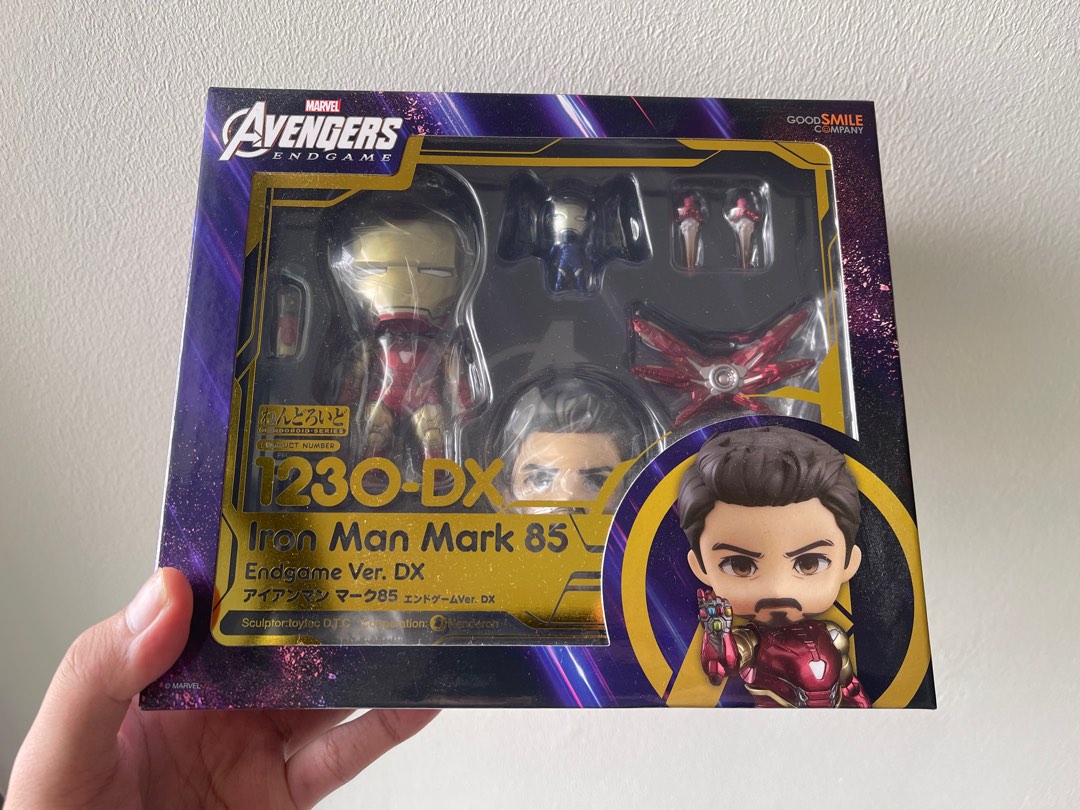 Nendoroid 1230-DX Iron Man Mark 85 Endgame Ver DX NEW, Hobbies & Toys ...