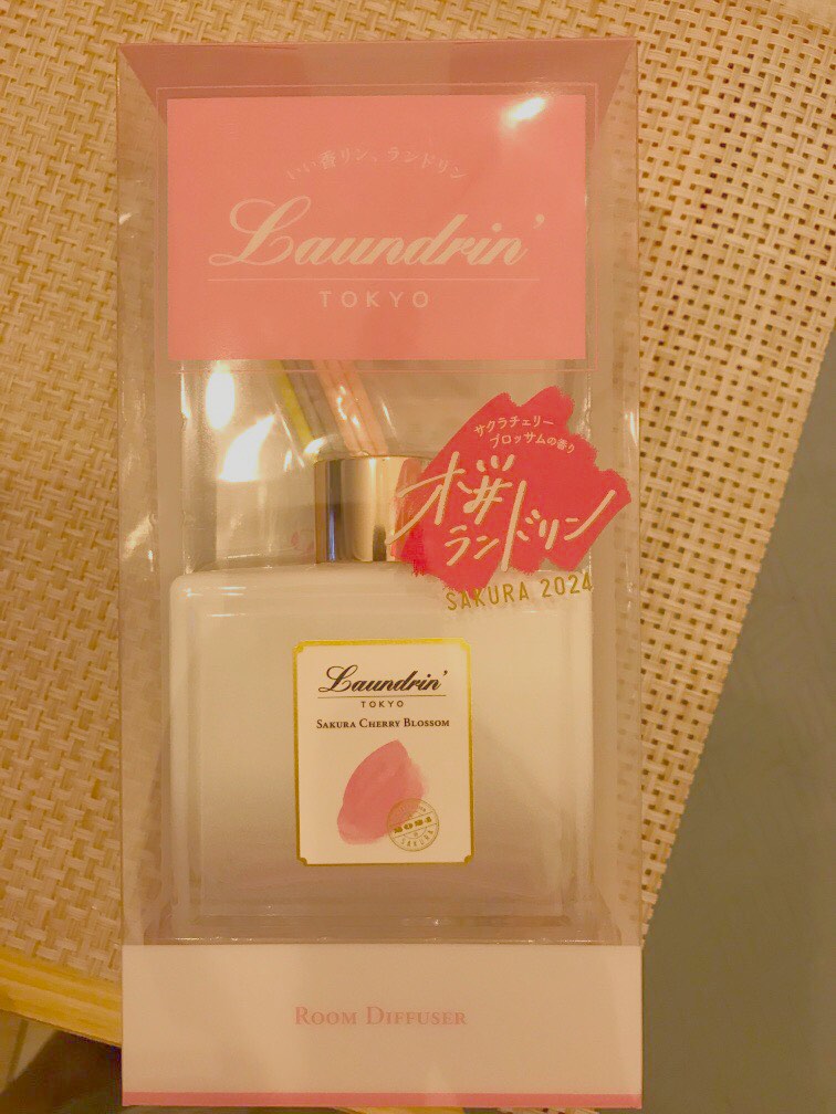 (NEW) Laundrin room diffuser Sakura cherry blossom 室內擴香日本櫻花香 2024期間限定 ...