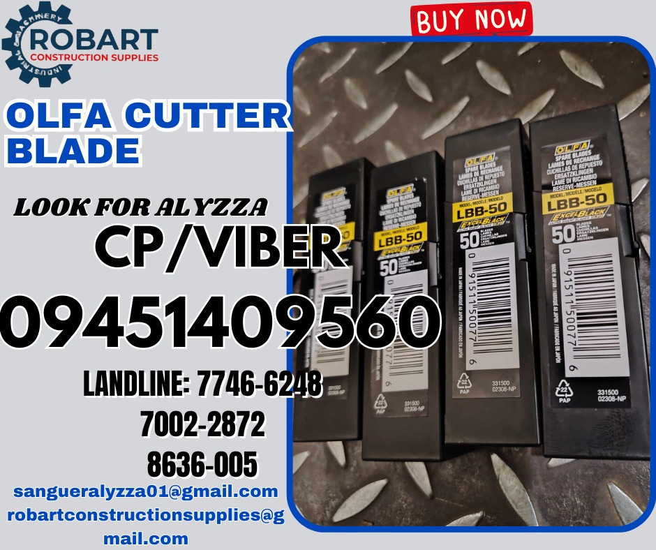 Olfa Cutter Blade LBB-50, Commercial & Industrial, Construction Tools & Equipment on Carousell