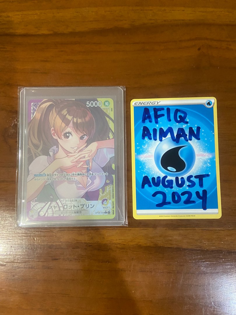 ONE PIECE OP-08 TWO LEGENDS LEADER CHARLOTTE PUDDING TRADING CARD GAME ...