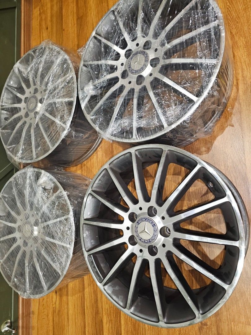 Original 18 inch Merc Cla200 AMG Rims, Auto Accessories on Carousell