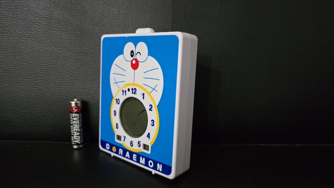 Original Doraemon Clock, Hobbies & Toys, Toys & Games on Carousell