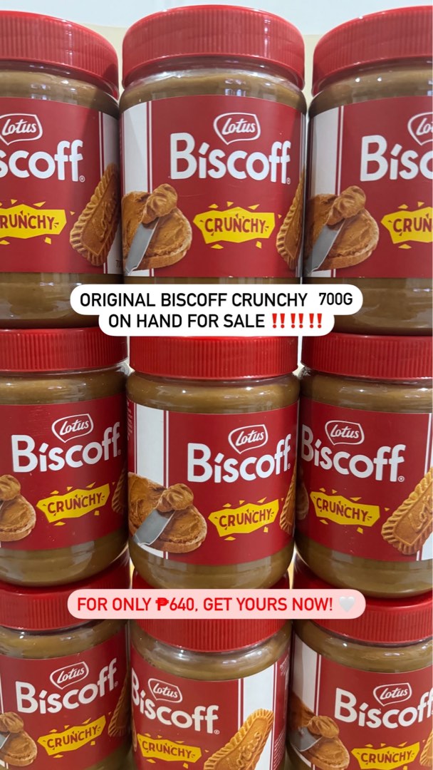 ORIGINAL Lotus Biscoff 700G Crunchy, Food & Drinks, Packaged & Instant ...