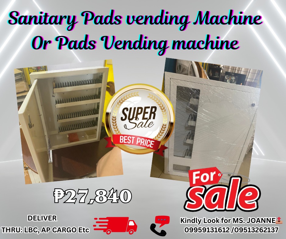 Pads Vending machine, Everything Else, Others on Carousell