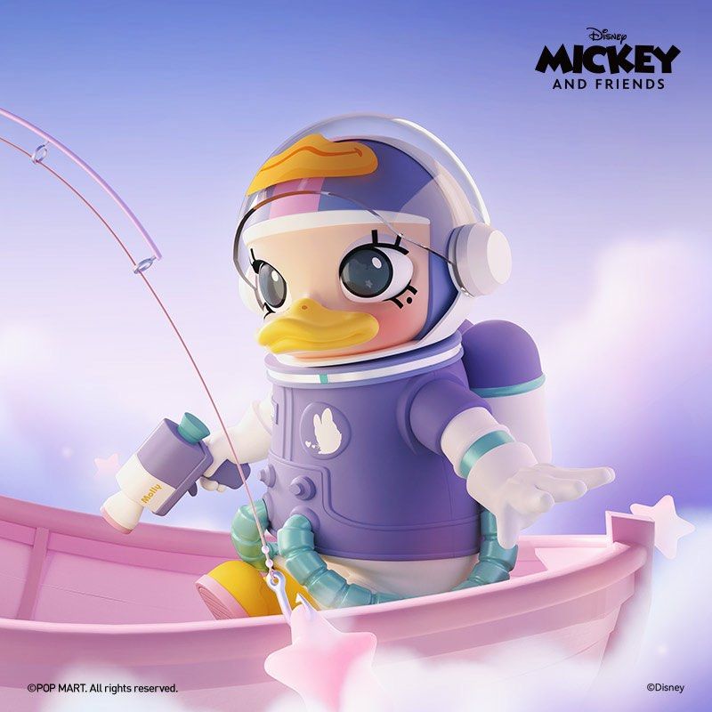 PO: Popmart Mega Space Molly Donald Duck / Daisy Duck 100% 400% 1000% ...